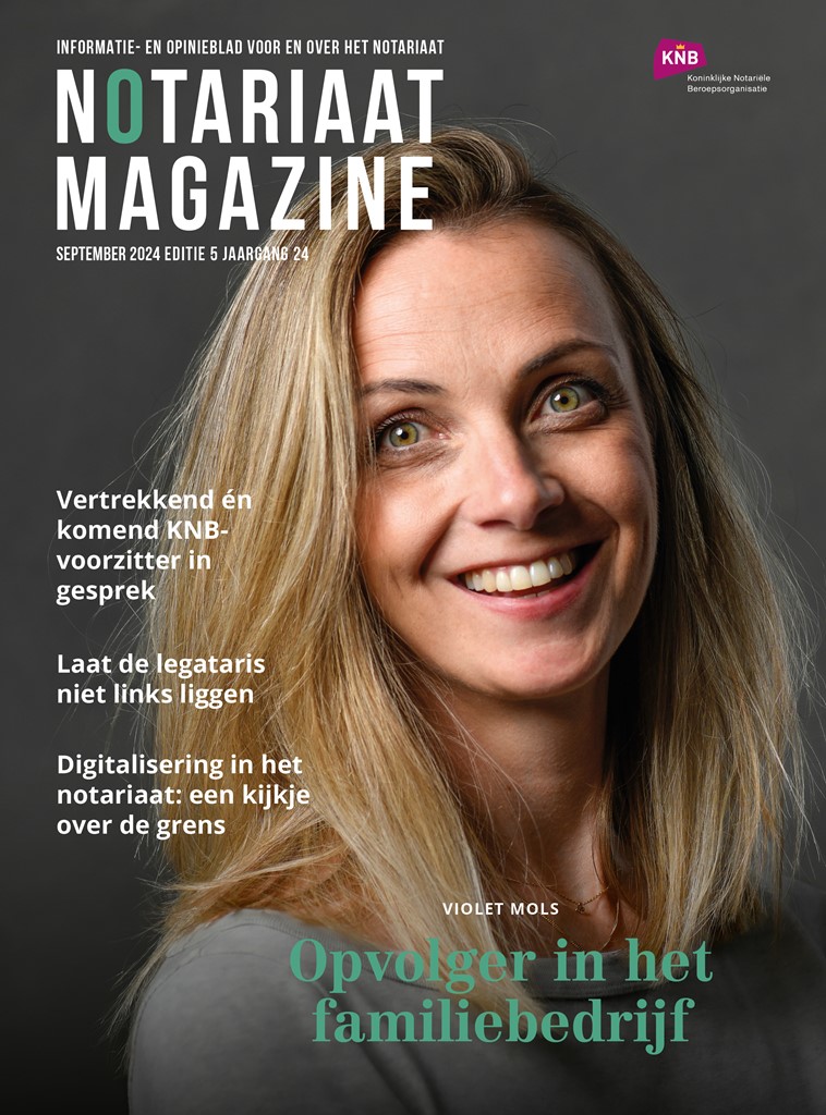 Notariaat Magazine Nr 5, september 2024 | Koninklijke Notariële ...